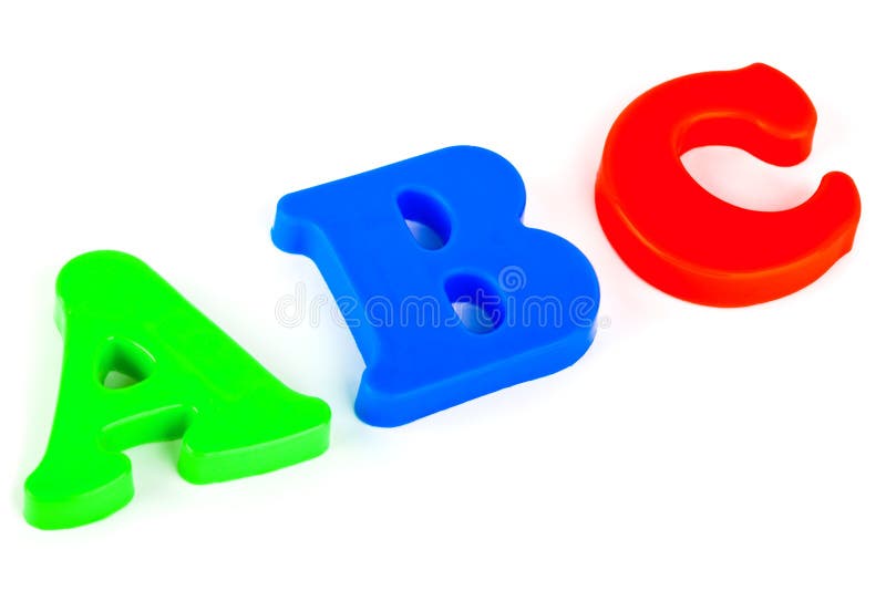 ABC das letras imagem de stock. Imagem de alfabeto, brinquedo - 9236773