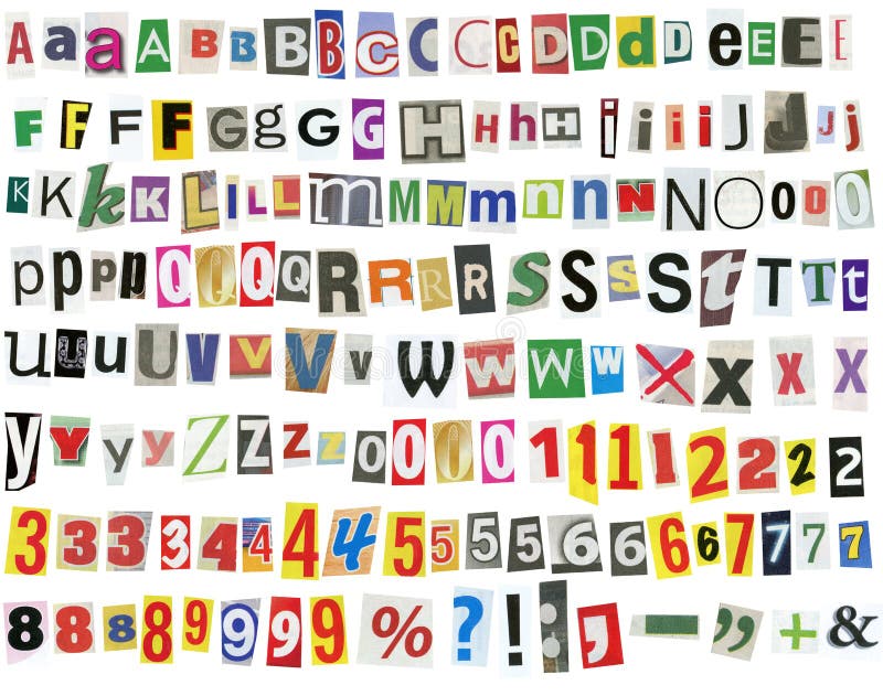 ABC de journal image stock. Image du remarque, multicolore - 18288915