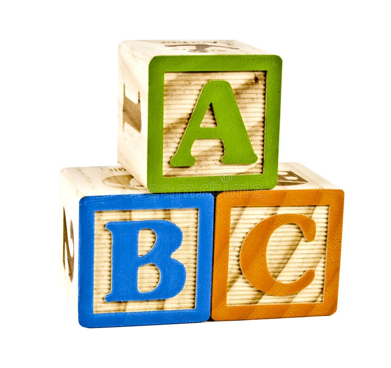 Alphabet in Den Blockschrift Stockfoto - Bild von ansammlung, antike ...