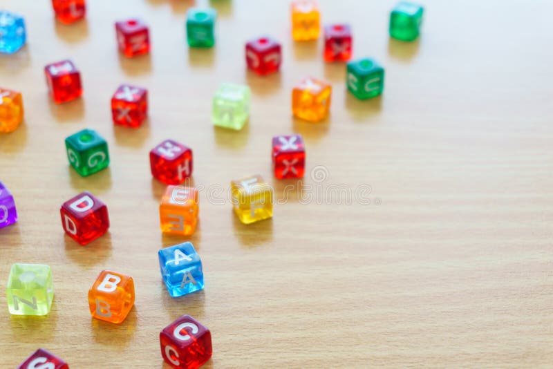 Abc education cube stock photo. Image of background, child - 75173288