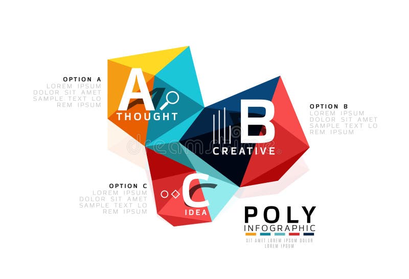 ABC infographics vector stock vector. Illustration of brochure - 84945007