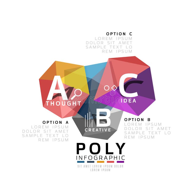 ABC infographics vector stock vector. Illustration of infographic ...