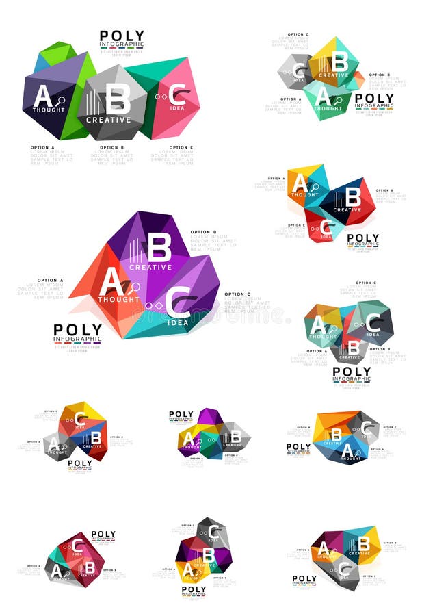 ABC-infographics Vektor vektor abbildung. Illustration von kreativ ...