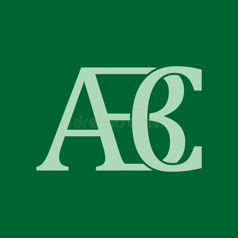 ABC Letter Company Identity Logo Design Stock Illustration ...