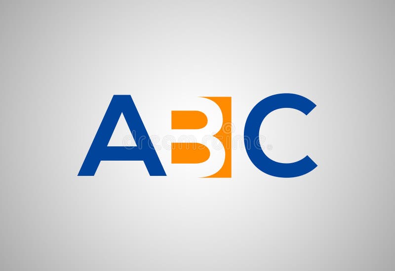 ABC Letter Logo Design, Vector Design Template Stock Illustration ...