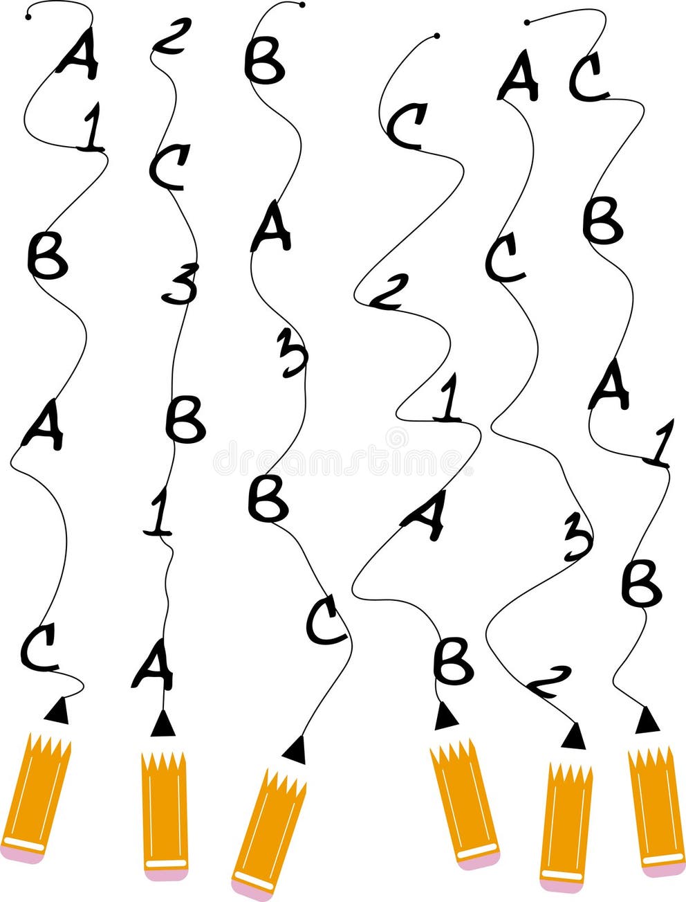 Abc Pencils Stock Illustrations – 905 Abc Pencils Stock Illustrations ...