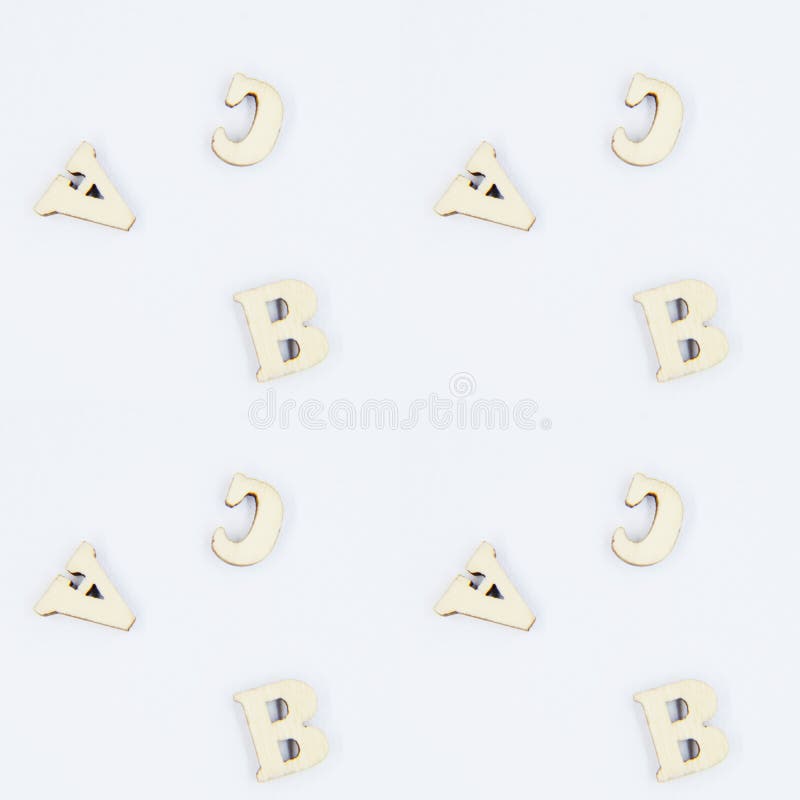 Abc Seamless Pattern of Gray Letters on a White Background Stock ...
