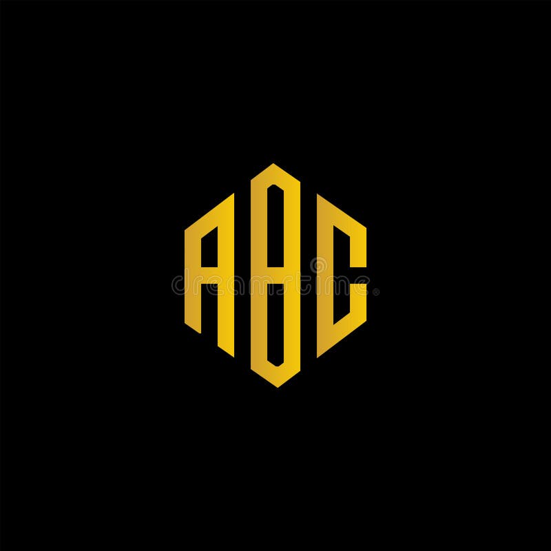 ABC Shield Abstract Monogram Letter Mark Vector Logo Stock Vector ...