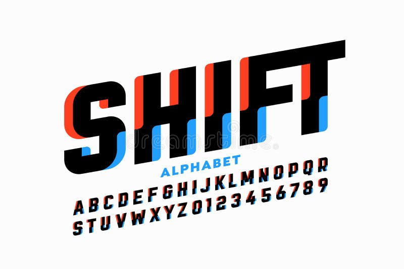 Abstract Shift Alphabet Stock Illustrations – 72 Abstract Shift ...