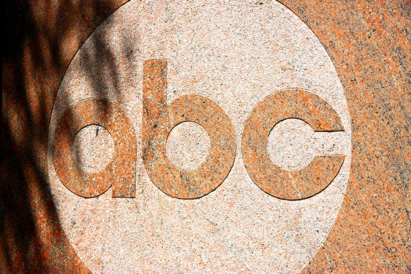 ABC Sign editorial photo. Image of metal, cameramen, bricks - 20519071