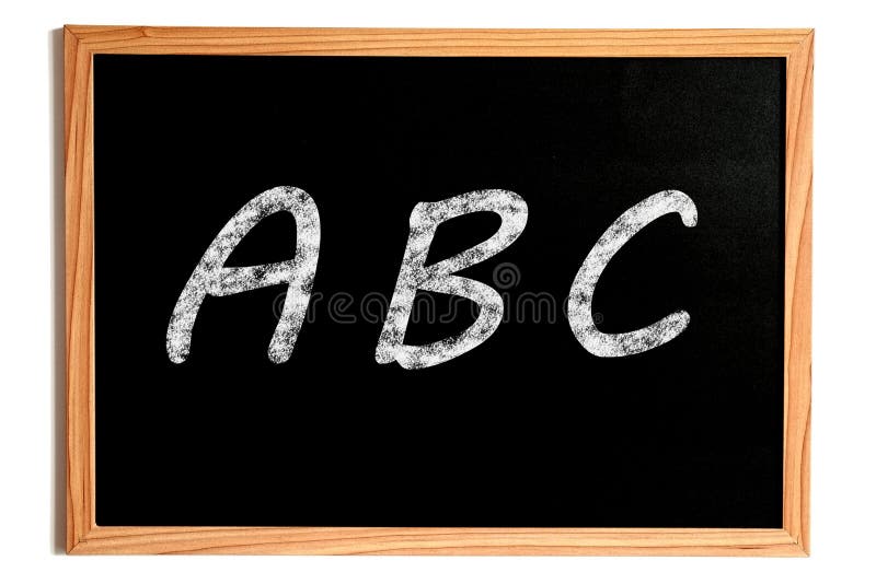 ABC-Tafel stockbild. Bild von horizontal, schreiben, schwarzes - 50920987