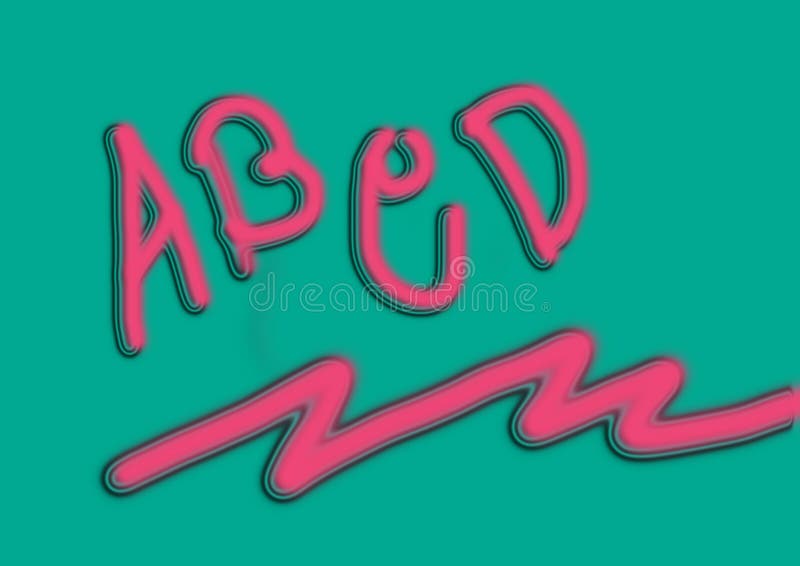 Abc text for design stock illustration. Illustration of glow - 151232356