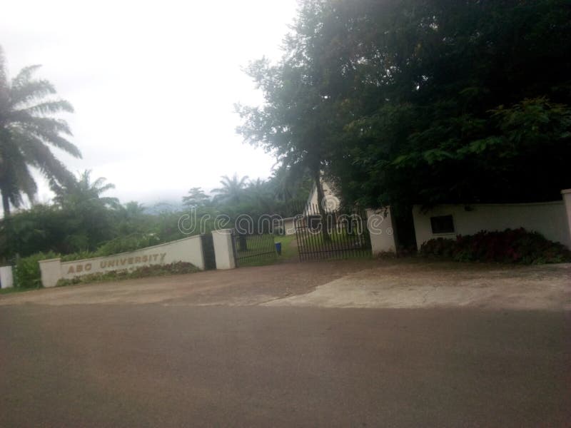 ABC University Campus Entrance Stock Image - Image of waterway, tree ...