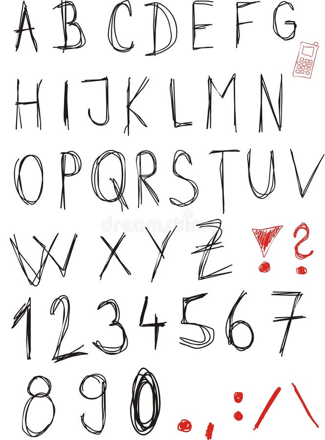 Abc in vector stock vector. Illustration of alphabet, font - 3552298