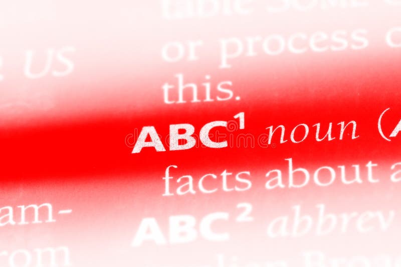 Abc stock photo. Image of isolated, text, macro, page - 114411774
