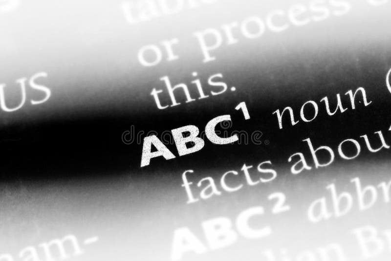 Abc stock photo. Image of writing, book, concept, idea - 114405880