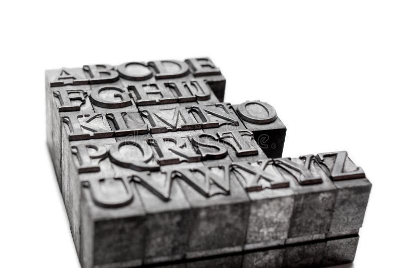 Abc word, letterpress stock illustration. Illustration of print - 86587827