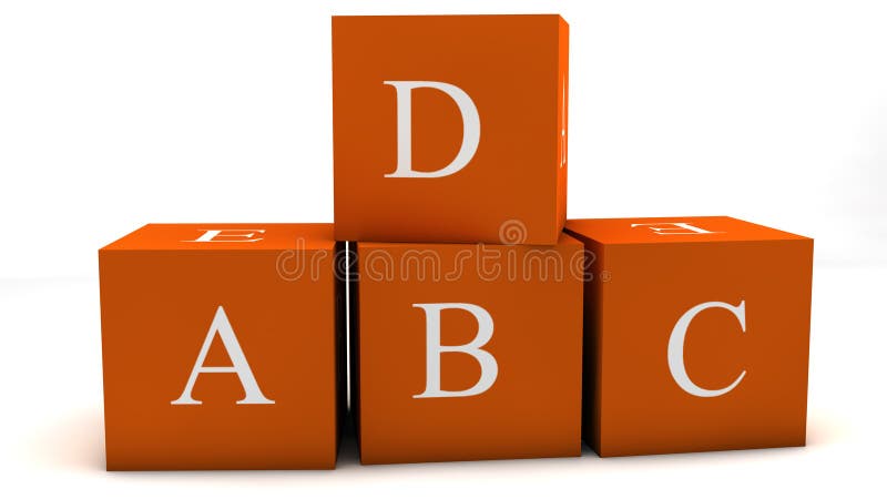 ABCD Learning Kids Book Cover Modern Design Vector Template Layout ...