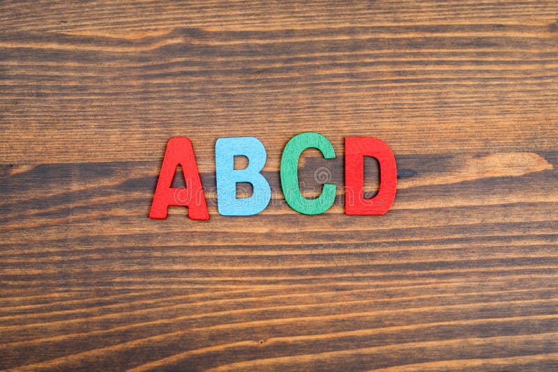 ABCD letters stock photo. Image of paper, concept, retro - 35953440