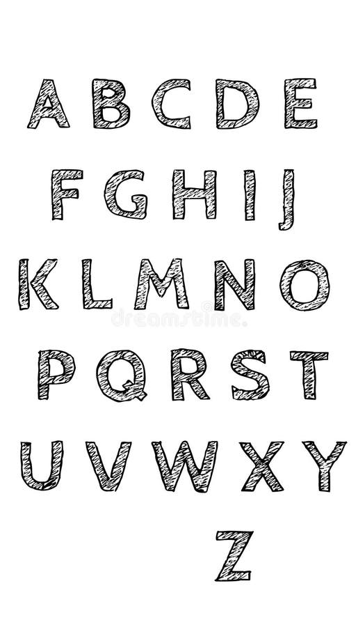 Abcd Black and White Design Stock Illustration - Illustration of brand ...