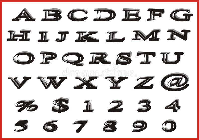 Abcd3 stock vector. Illustration of education, alphabet - 15068046