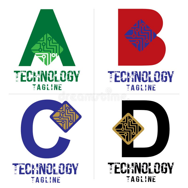 ABCDlogo stock vector. Illustration of modern, marketing - 102656512