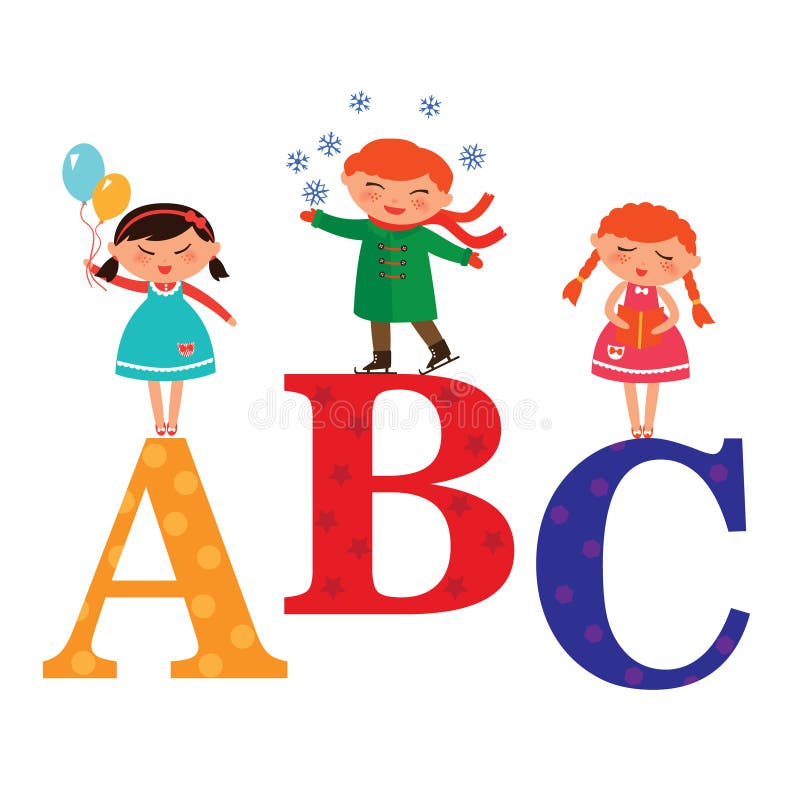 AbcKids stock vector. Illustration of play, alphabet - 65340875