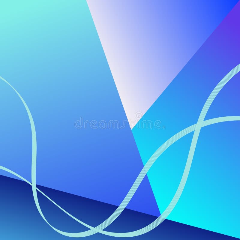 Abctract Background of Triangles with Blue, Turquoise and White Color ...