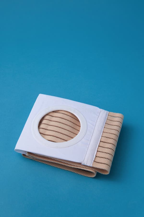 Abdominal Belt with Stoma Opening Stock Photo - Image of fasten ...