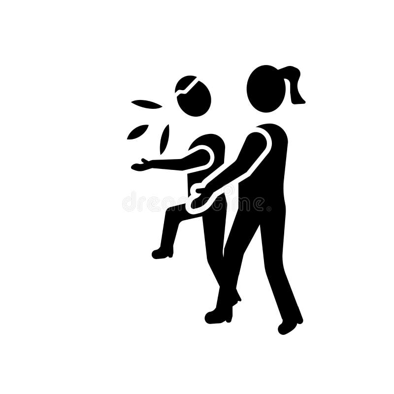 Abdominal Thrusts Simple Vector Icon. Illustration Symbol Design ...