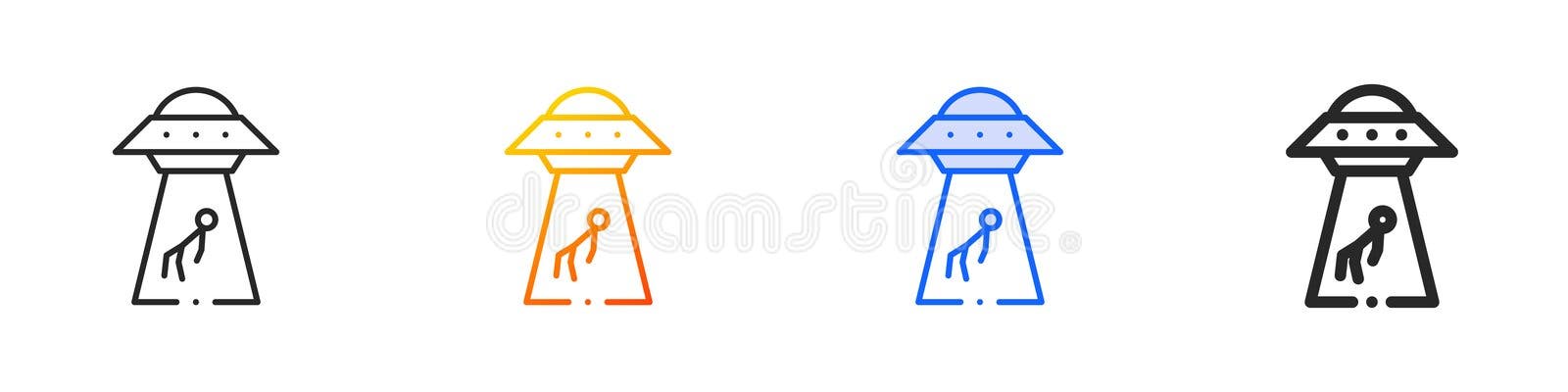 Linear Abduction Icon Stock Illustrations – 506 Linear Abduction Icon ...