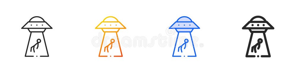 Linear Abduction Icon Stock Illustrations – 506 Linear Abduction Icon ...