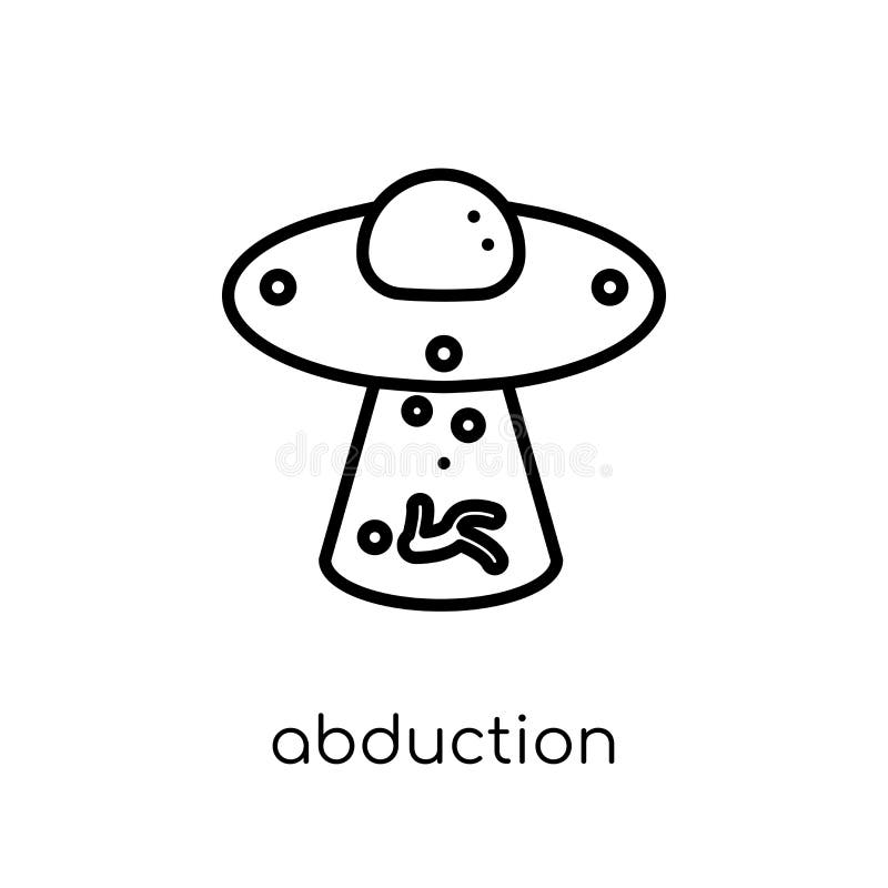 Abduction Icon. Trendy Modern Flat Linear Vector Abduction Icon Stock ... Abduction Icon. Trendy Modern Flat Linear Vector Abduction Icon Stock ...