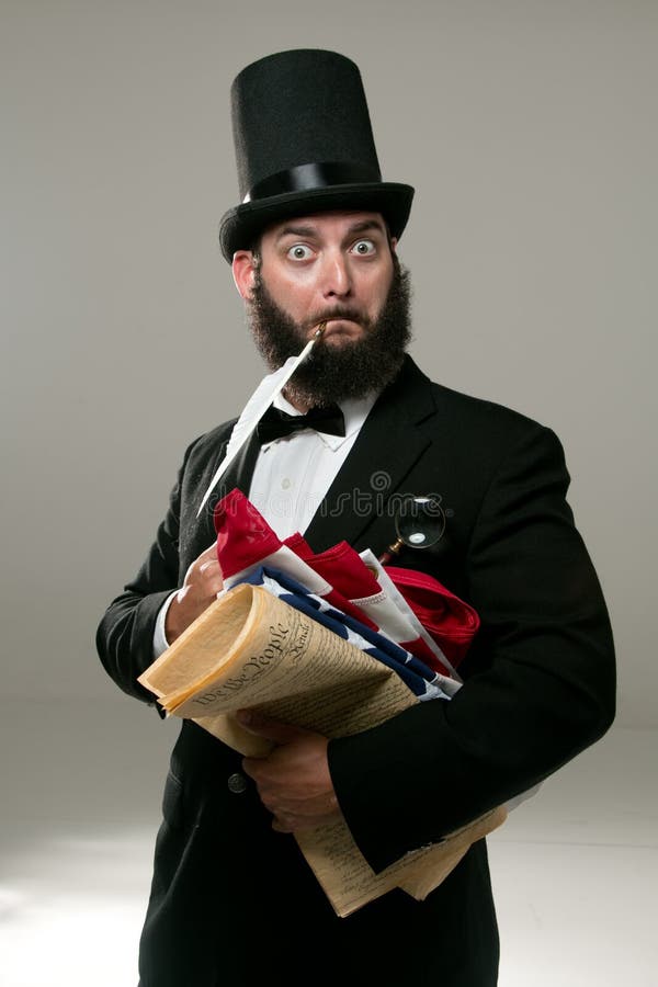 Abe stock photo. Image of abraham, happy, iconic, civil - 42469360