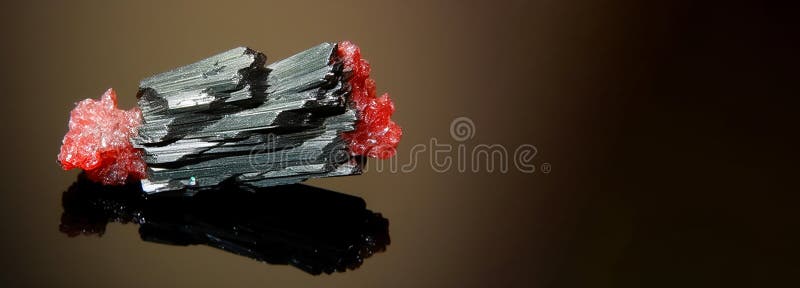 Abelsonite is a Rare Precious Natural Geological Stone on a Gradient ...