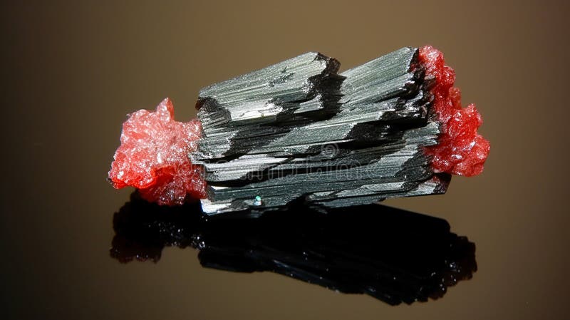Abelsonite is a Rare Precious Natural Geological Stone on a Gradient ...