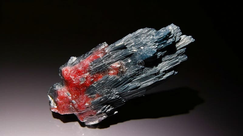 Abelsonite is a Rare Precious Natural Geological Stone on a Gradient ...