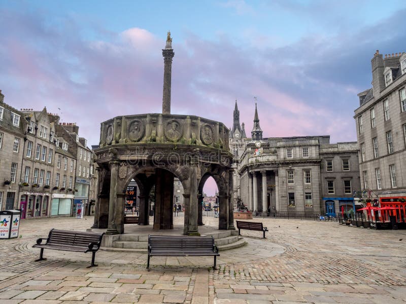 Aberdeen, Scotland imagem de stock editorial. Imagem de fachada - 101346754