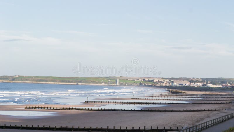 Aberdeen seashore stock photo. Image of panorama, breakwater - 28750920