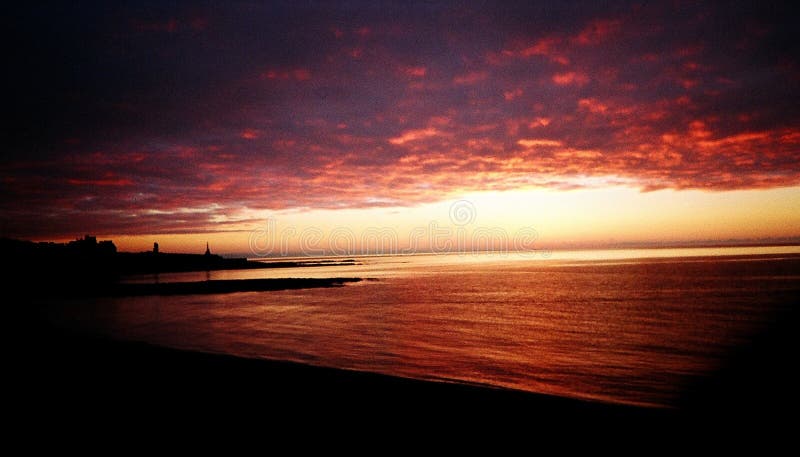 Aberystwyth Sunset (2001) stock image. Image of seafront - 84927083