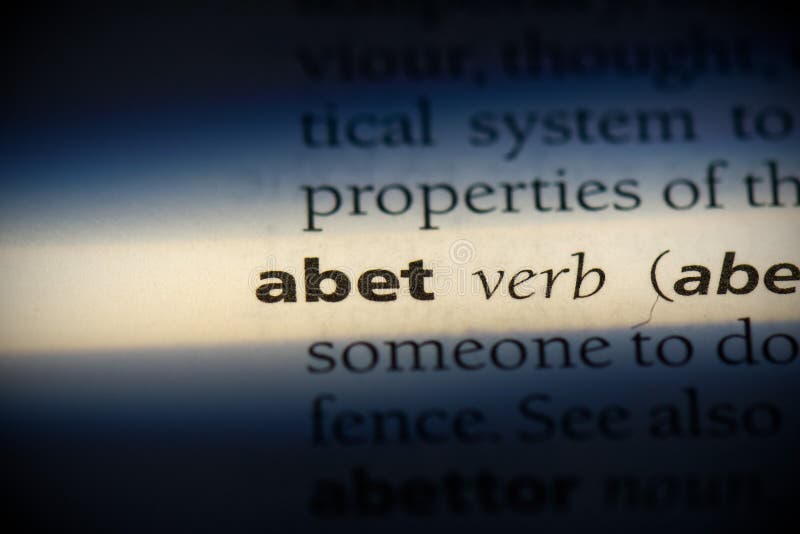 Abet stock photo. Image of focus, isolated, text, idea - 161577726