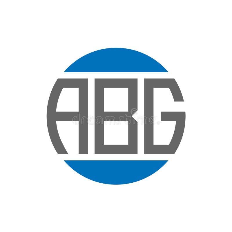 ABG Letter Logo Design on White Background. ABG Creative Initials ...