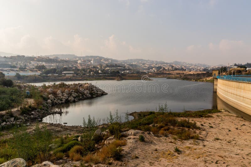 Abha Lake in Abha City, Saudi Arab Stock Photo - Image of lake ...