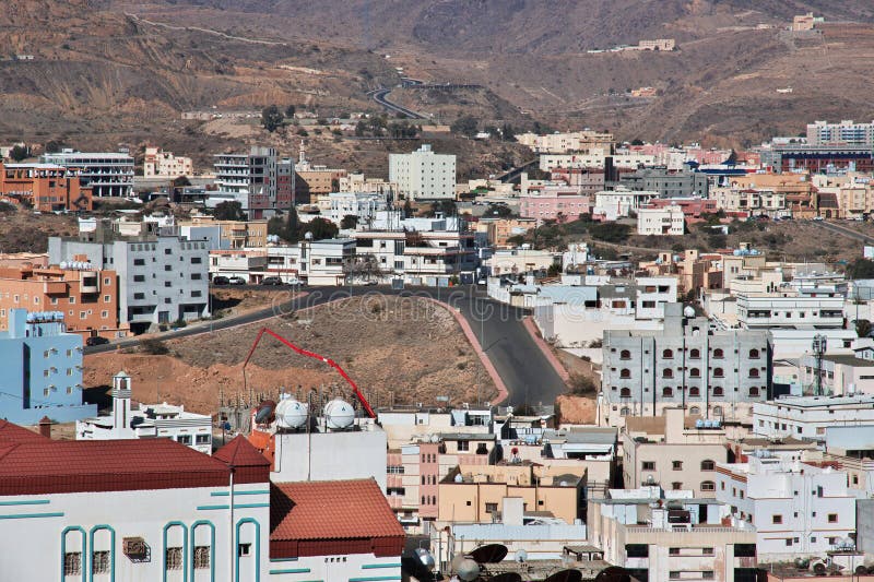 Abha, Saudi Arabia - 07 Mar 2020: the Panoramic View of Abha City ...