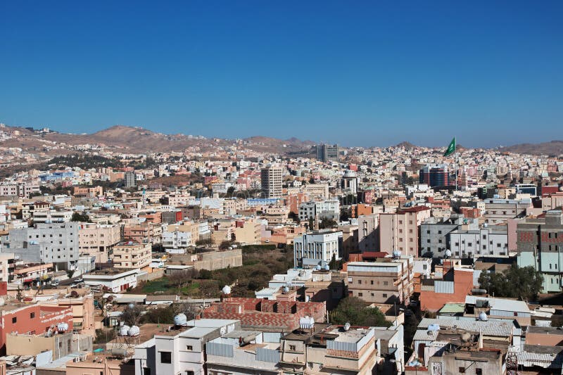 Abha, Saudi Arabia - 07 Mar 2020: the Panoramic View of Abha City ...