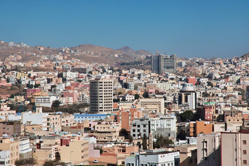 Abha, Saudi Arabia - 07 Mar 2020: the Panoramic View of Abha City ...