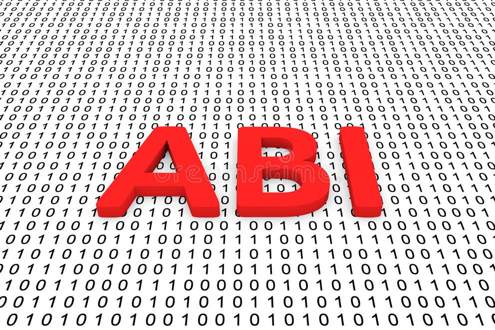 Abi stock illustration. Illustration of linker, interface - 86637102