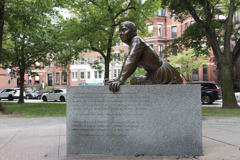 Lucy Stone Statue at the Commonwealth Ave, Boston Editorial Image ...