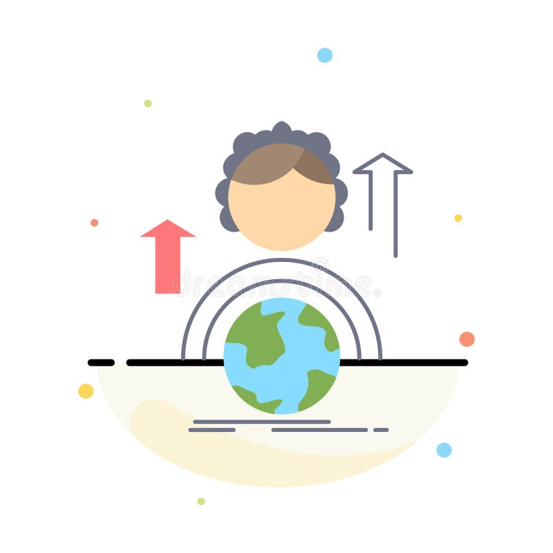 Abilities, Development, Female, Global, Online Flat Color Icon Vector ...