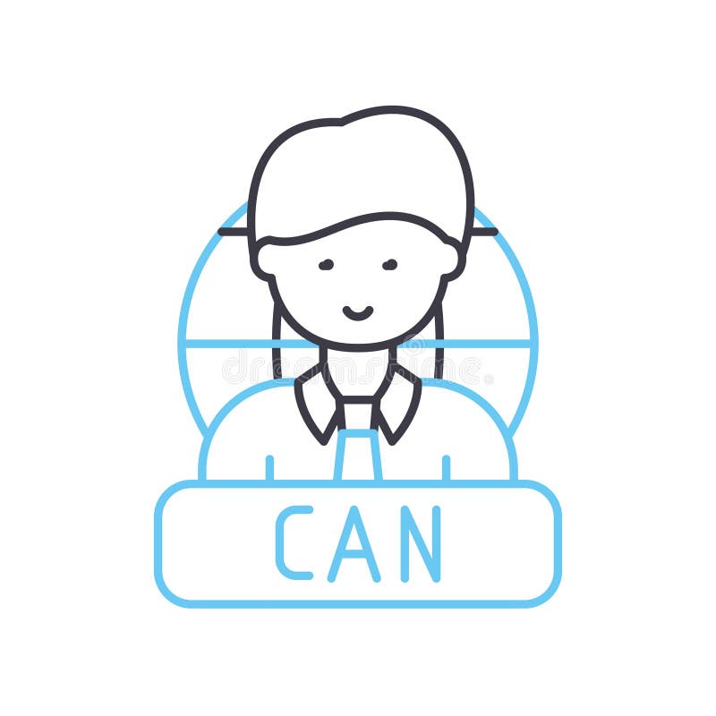 Abilities Line Icon, Outline Symbol, Vector Illustration, Concept Sign ...